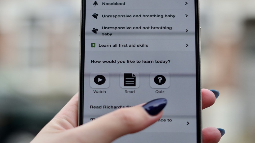 Free first aid apps | Adult and baby | British Red Cross